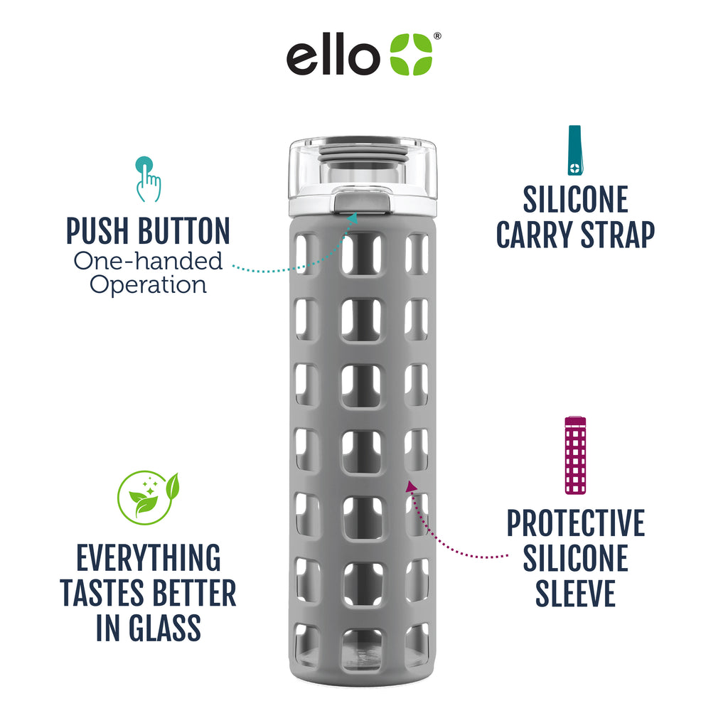 Syndicate 20oz Glass Water Bottle | Shop Now – Ello