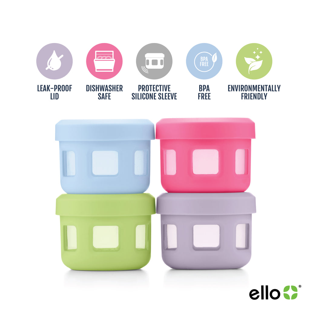 Ello 4pk Plastic Condiment Set