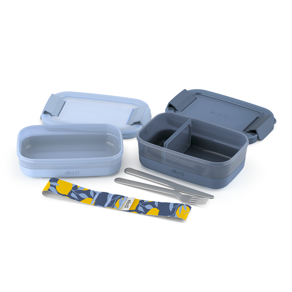 Lunch Bento Stack Plastic Container, Set of 2 – Ello